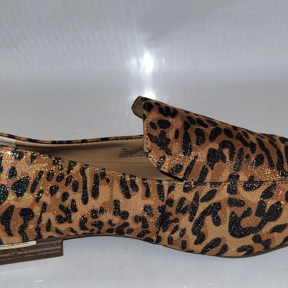 Alex Marie | Shoes | Alex Marie Barton Womens Gold Metallic Leopard ...